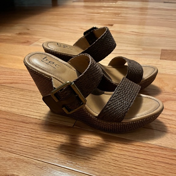Born | Shoes | New Without Tags Beautiful Born Wedge Shoes Never Worn ...